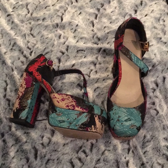 ASOS | Shoes | Color Splash Asos Platform Heels | Poshmark